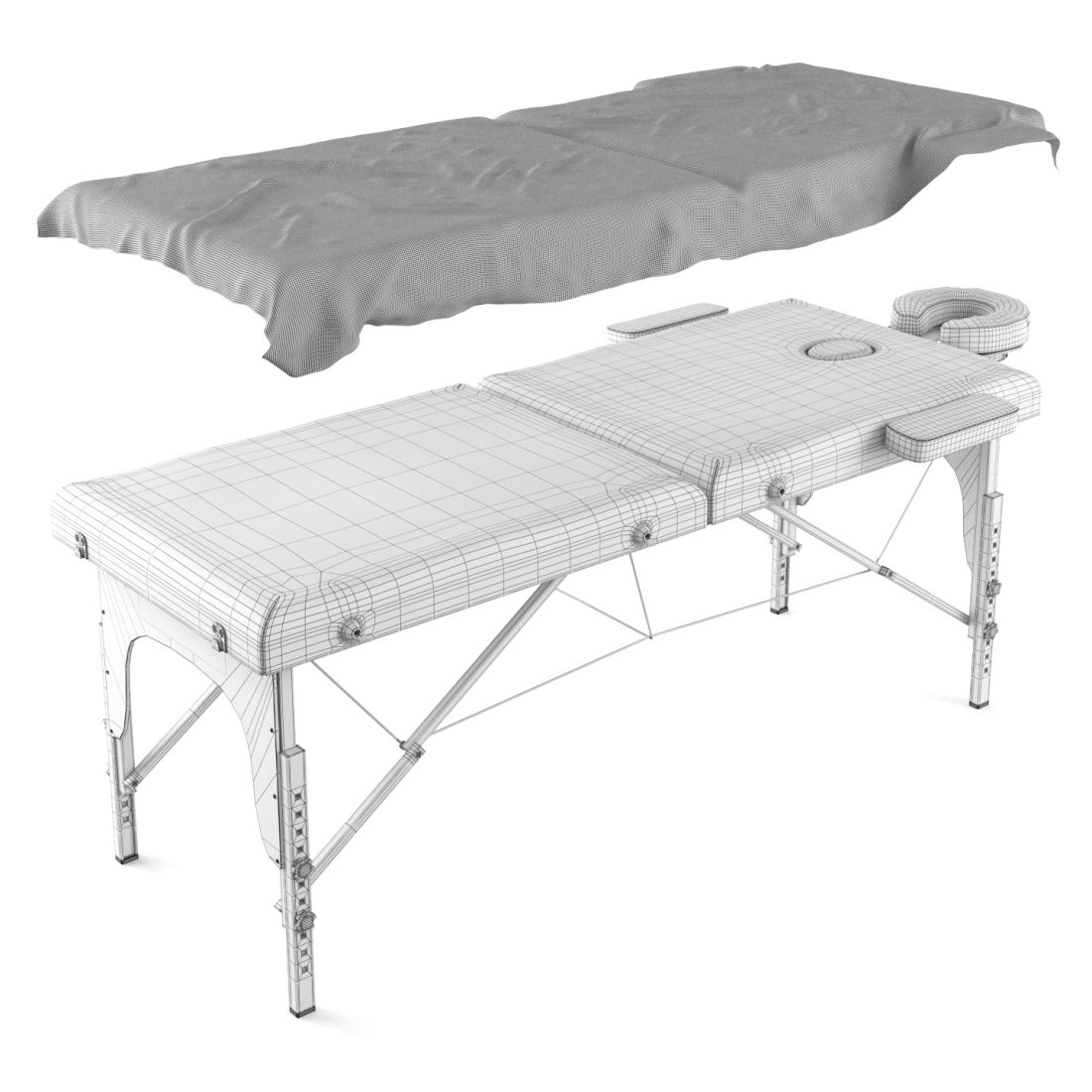 Folding Massage Table Proxima Parma 70 3dsmoon