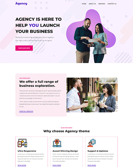 Fun Agency Template Pack - Theme Elementor - Chợ Code Ngon